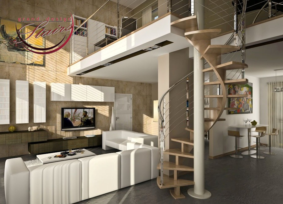 Spiral Stairs Twisted Stairs Design Custom Spiral Stairways
