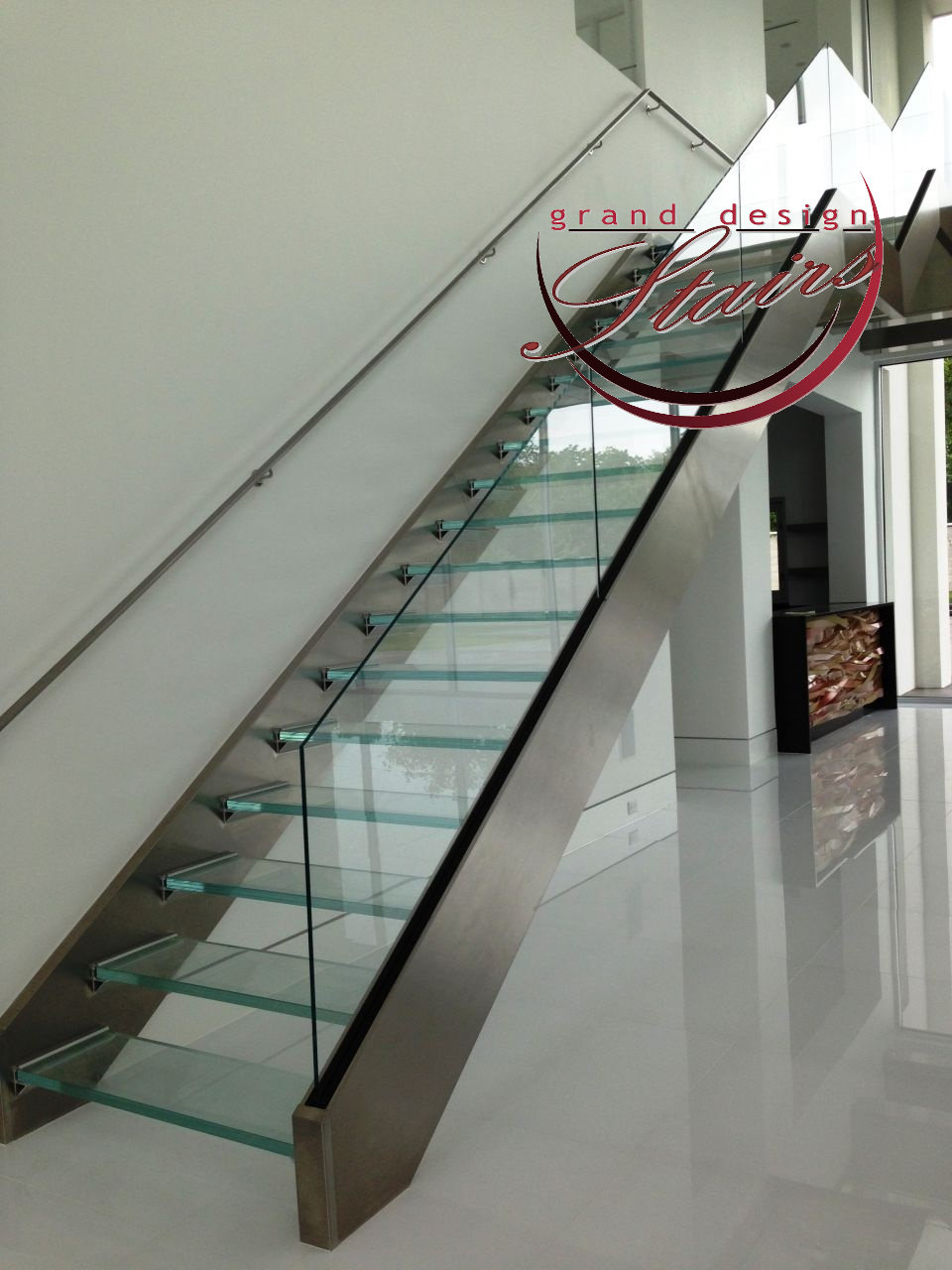 Glass Stairs Design by Grand Design Stairs